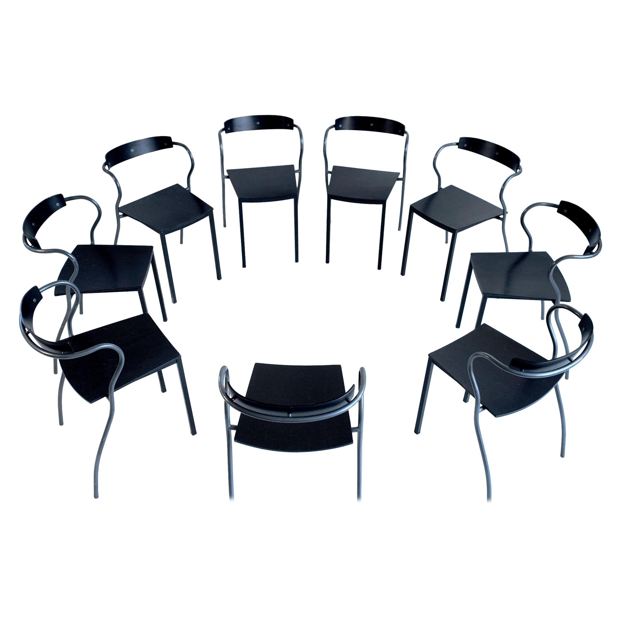 Set of six Chairs by Pascal Mourgue Rio for Artelano, France, 1991 at ...