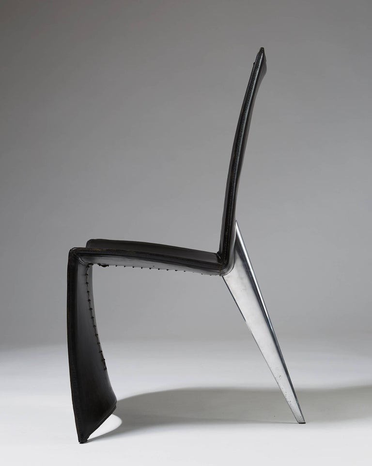 Set of Six Chairs ‘J Serie Lang’ Designed by Philippe Starck for Aleph ...
