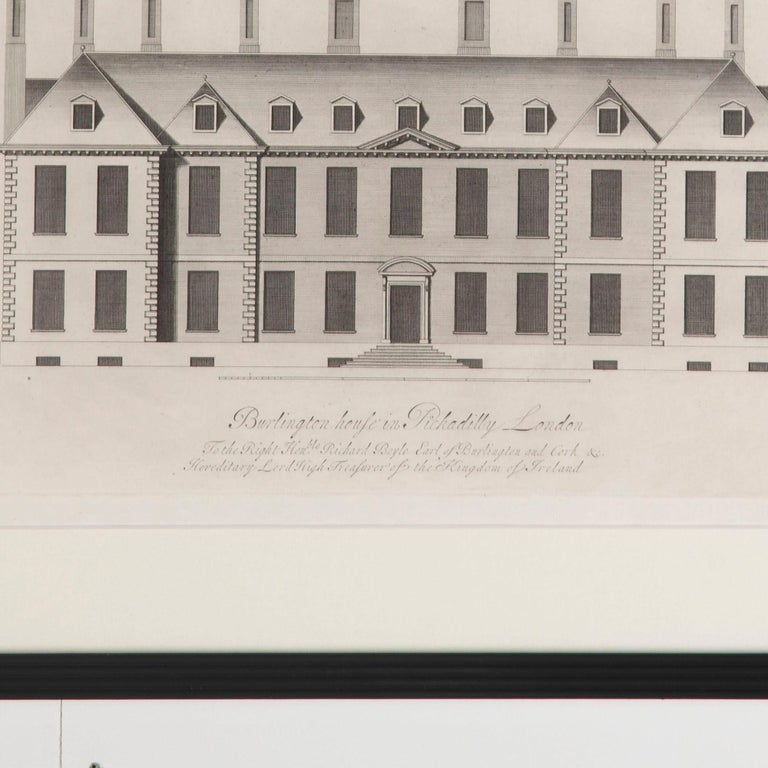 Set of Six Early 18th Century Architectural Engravings by Sir Colin ...