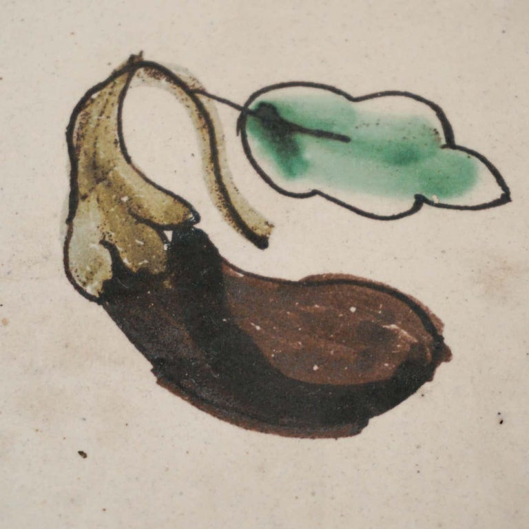 Set of Six Early 20th Century Hand Painted Catalan Tiles For Sale at ...