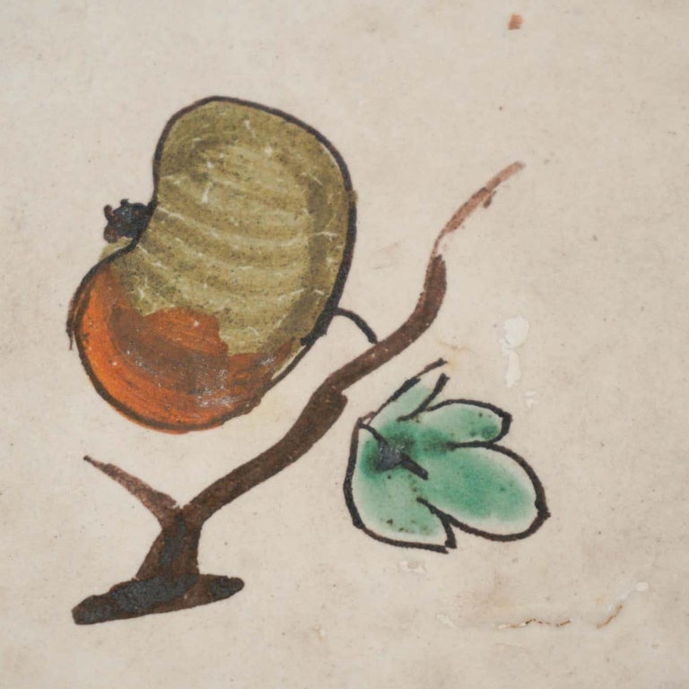 Set of Six Early 20th Century Hand Painted Catalan Tiles For Sale at ...