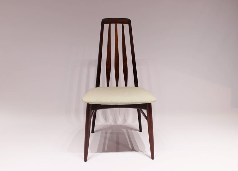 Set of Six "Eva" Dining Room Chairs Designed by Niels Koefoed, 1960s at ...