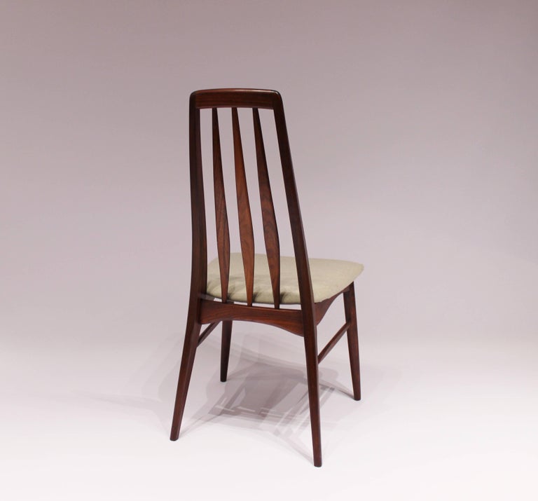 Set of Six "Eva" Dining Room Chairs Designed by Niels Koefoed, 1960s at ...