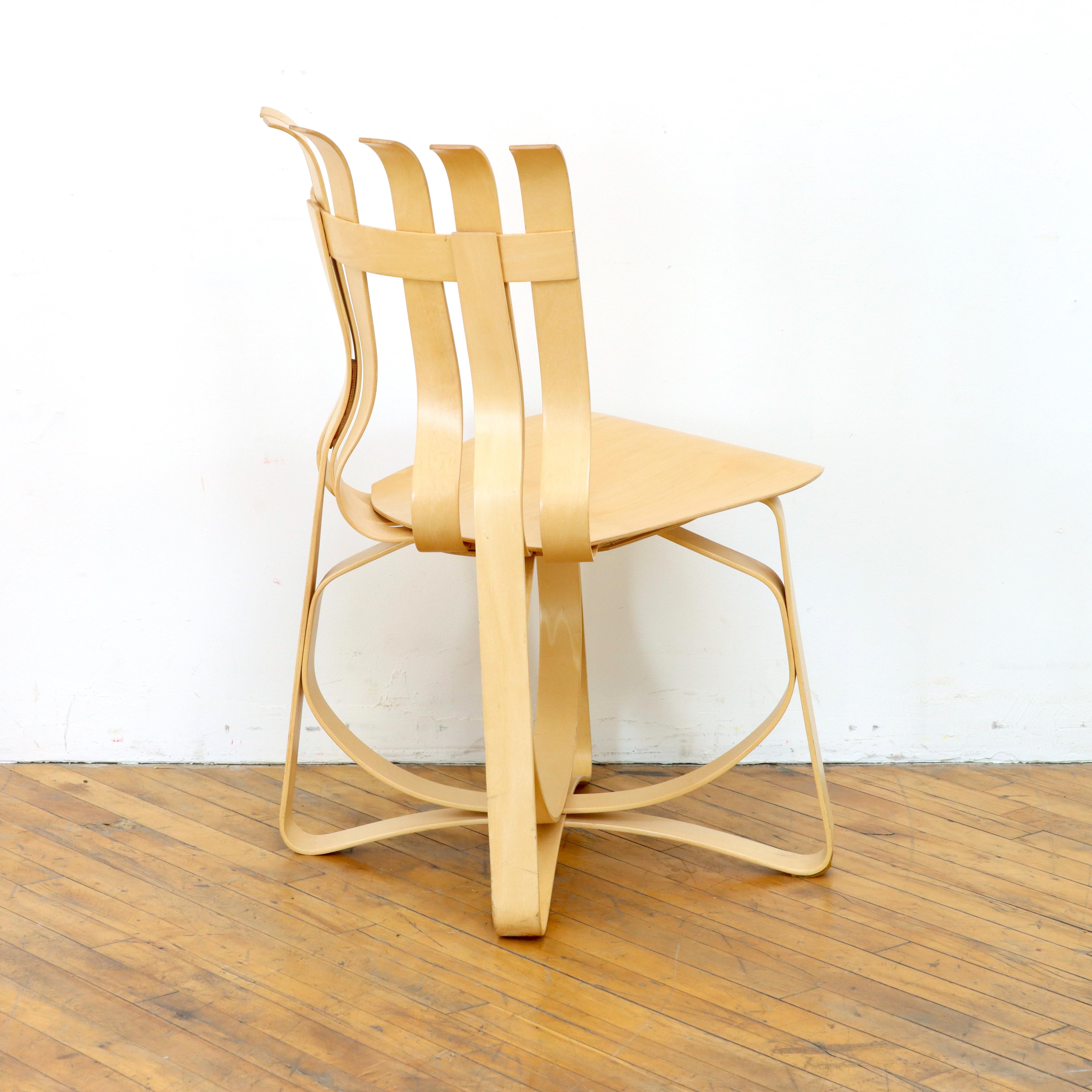 Set of Six Frank Gehry "Hat Trick" Chairs For Sale at 1stDibs