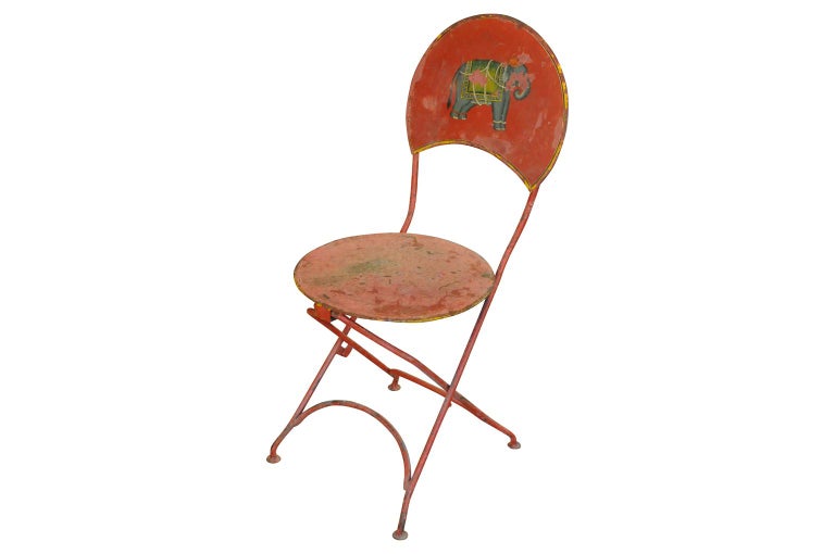 Set of Six French Circus Chairs at 1stDibs