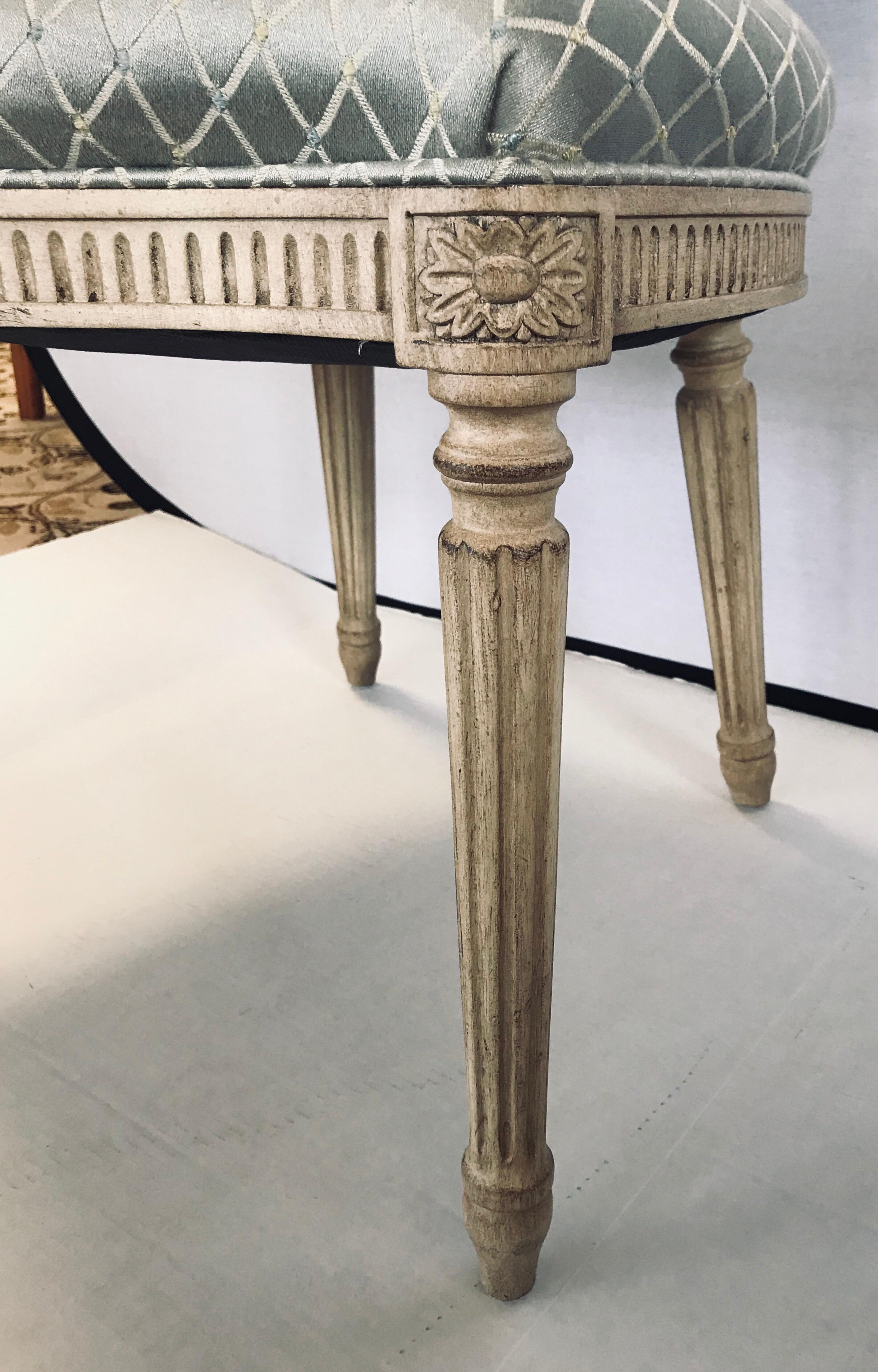 Set of Six French Louis XVI Oval Back Dining Chairs at 1stDibs | oval ...