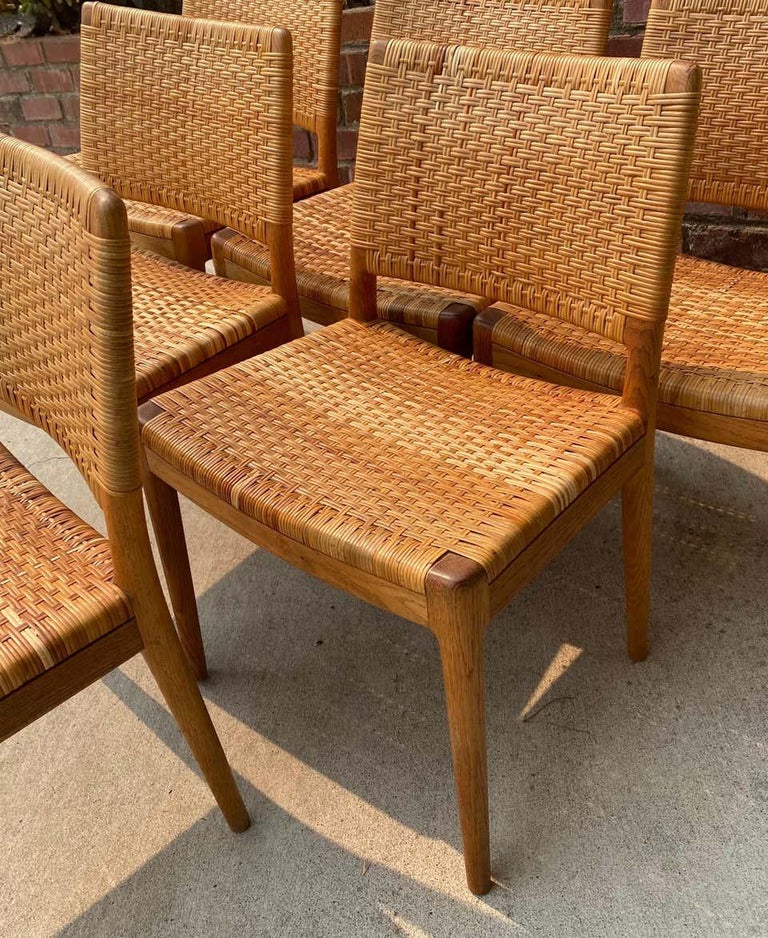 Set of Six Hans Wegner for Johannes Hansen Danish Modern Dining Chairs ...
