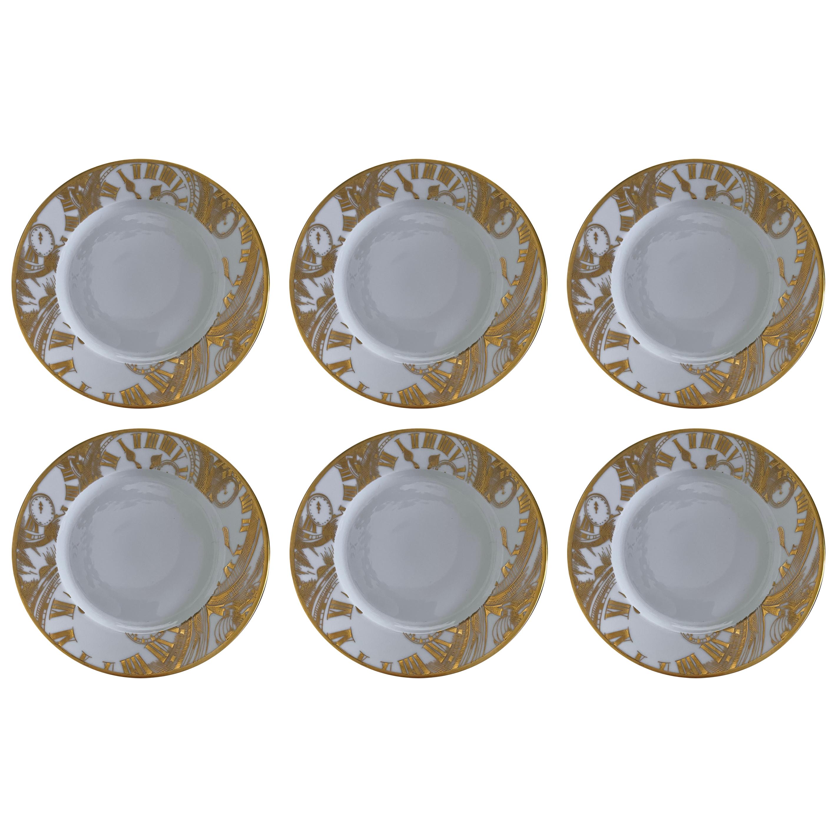 Set of Six Danish Teak Appetizer Plates at 1stDibs