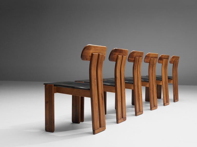 Set of Six Italian Dining Chairs by Sapporo at 1stDibs