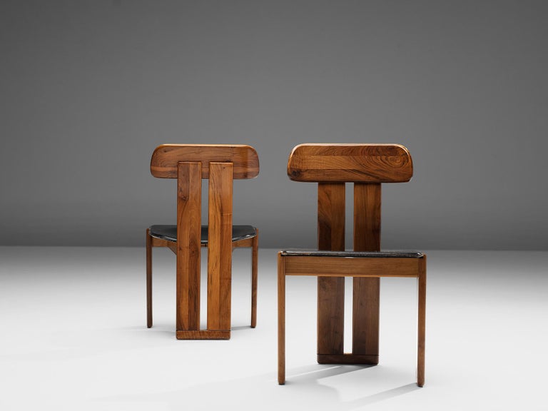 Set of Six Italian Dining Chairs by Sapporo at 1stDibs