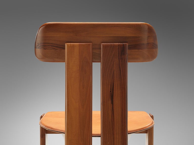Set of Six Italian Dining Chairs by Sapporo For Sale at 1stDibs