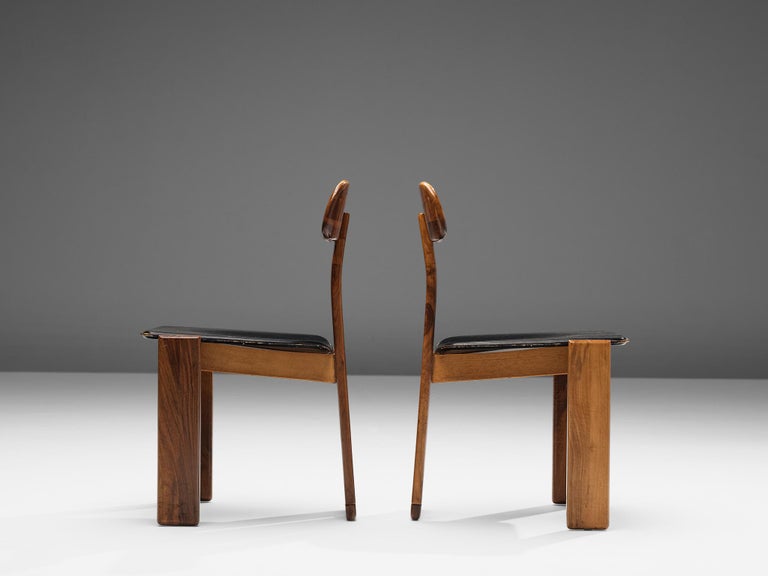 Set of Six Italian Dining Chairs by Sapporo at 1stDibs
