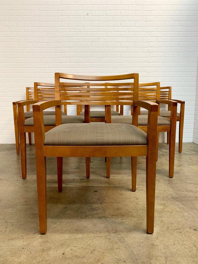 Set of Six Knoll Studio "Ricchio" Chairs at 1stDibs