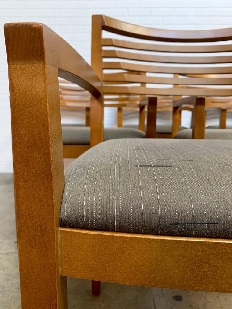 Set of Six Knoll Studio "Ricchio" Chairs at 1stDibs