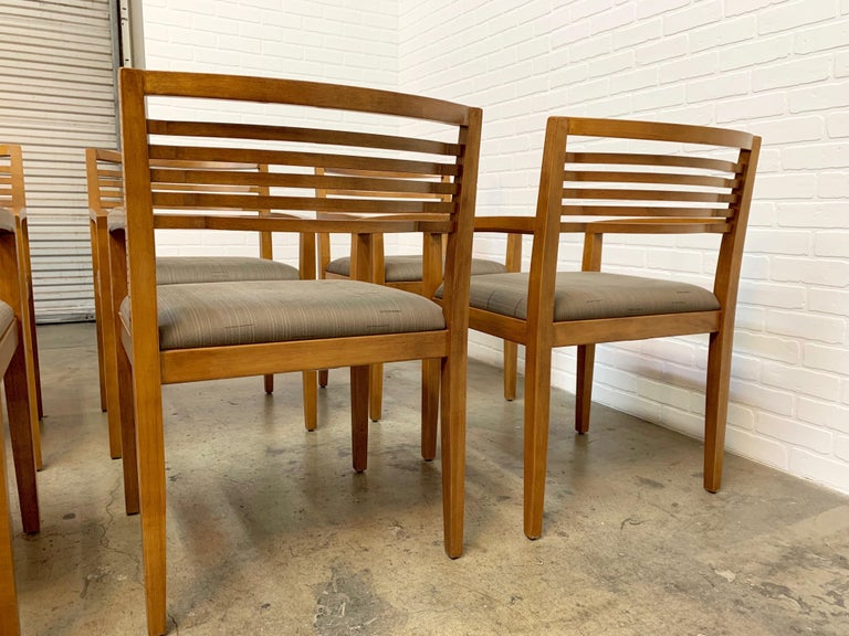 Set of Six Knoll Studio "Ricchio" Chairs at 1stDibs