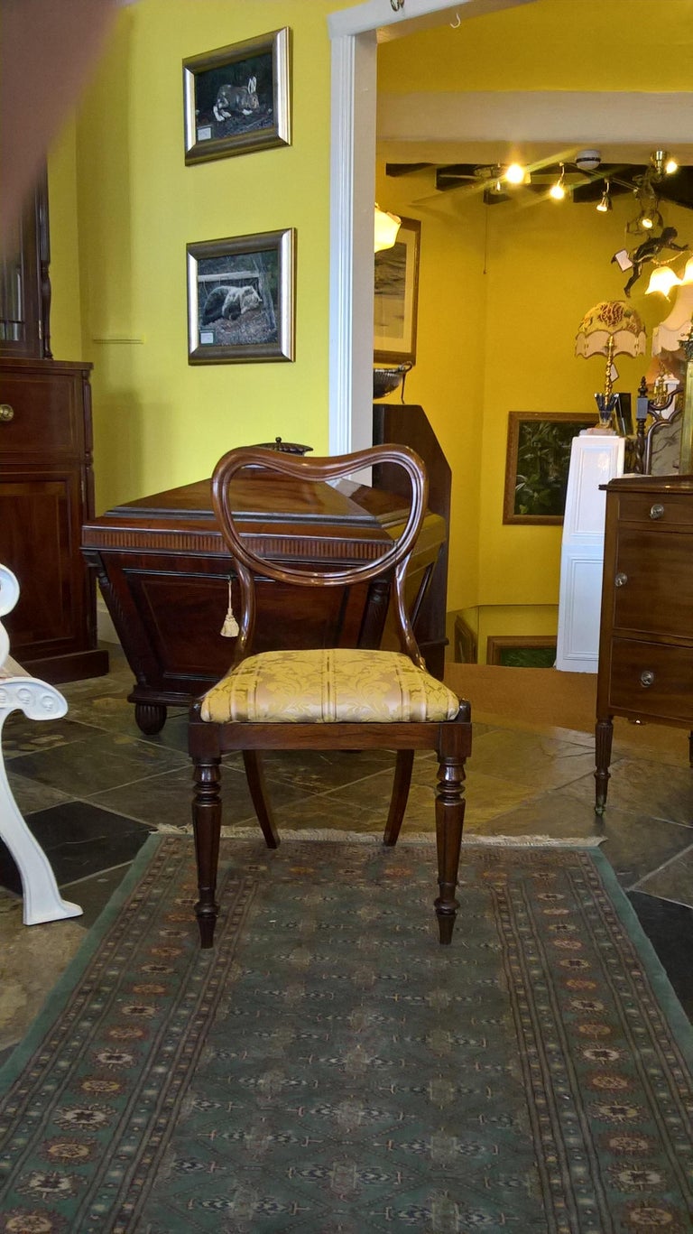 Set of Six Late Regency Rosewood Dining Chairs For Sale at 1stDibs