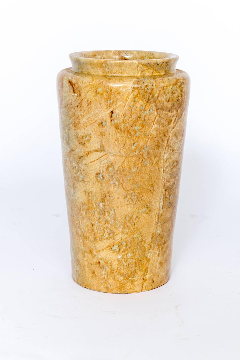 Set of Six Marble Vases in Varying Sizes and Shapes, Selling as a Set ...