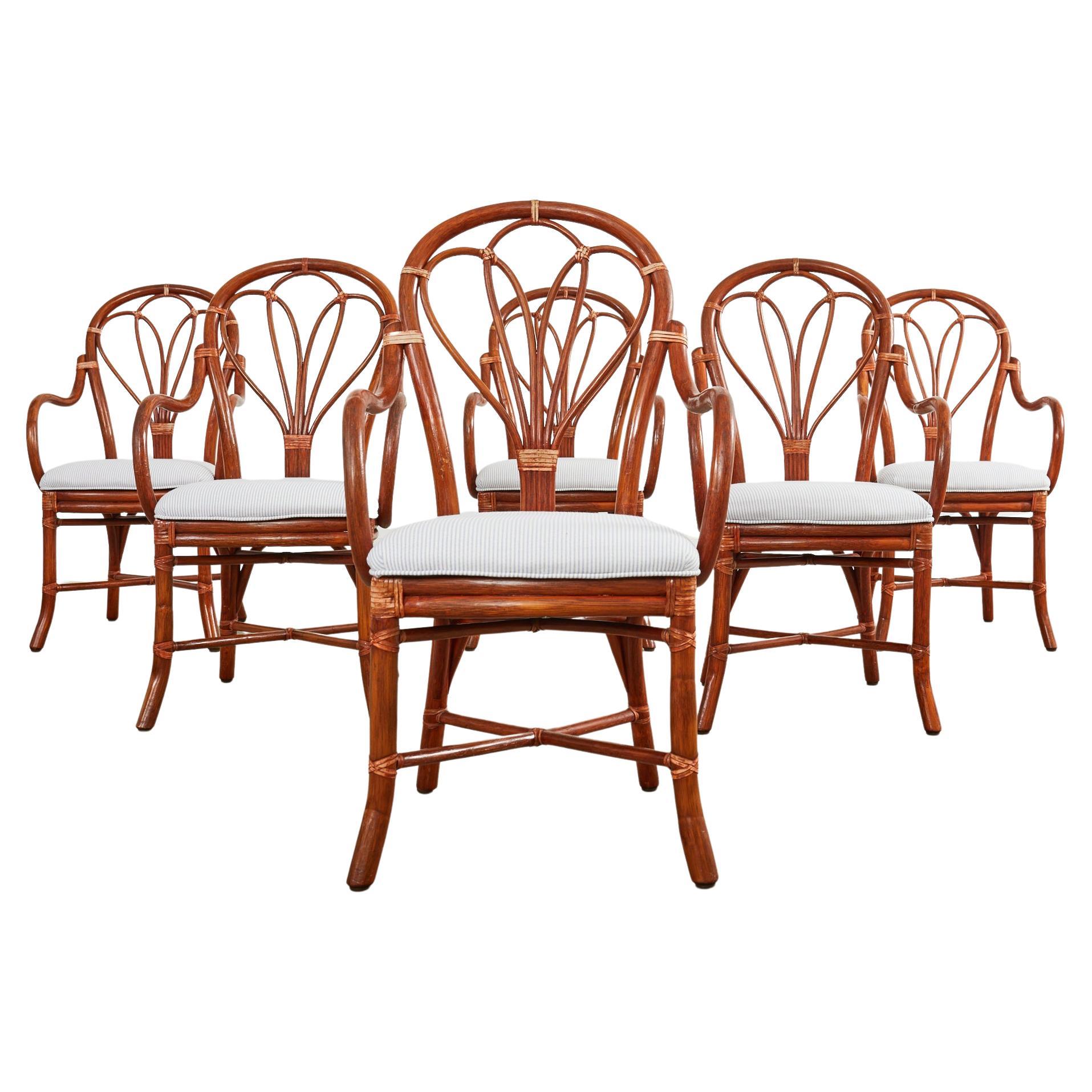 Target Back Dining Chairs by McGuire, Set of Ten at 1stDibs | target ...