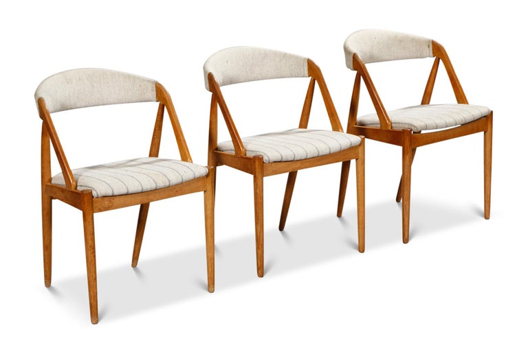 Set of 6 Model 31 Kai Kristiansen Dining Chairs in Oak For Sale at 1stDibs
