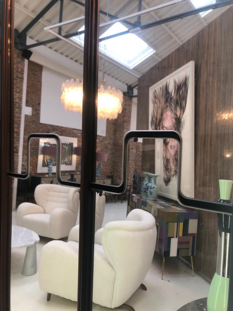 Set of Six Modular "Gronda" Italian Mirrors by Luciano Bertoncini ...