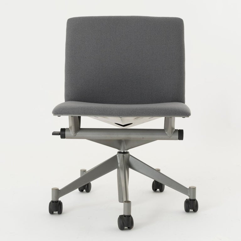 Set of Six Multicolored "Kite" Office Chairs by Norman Foster for Tecno ...