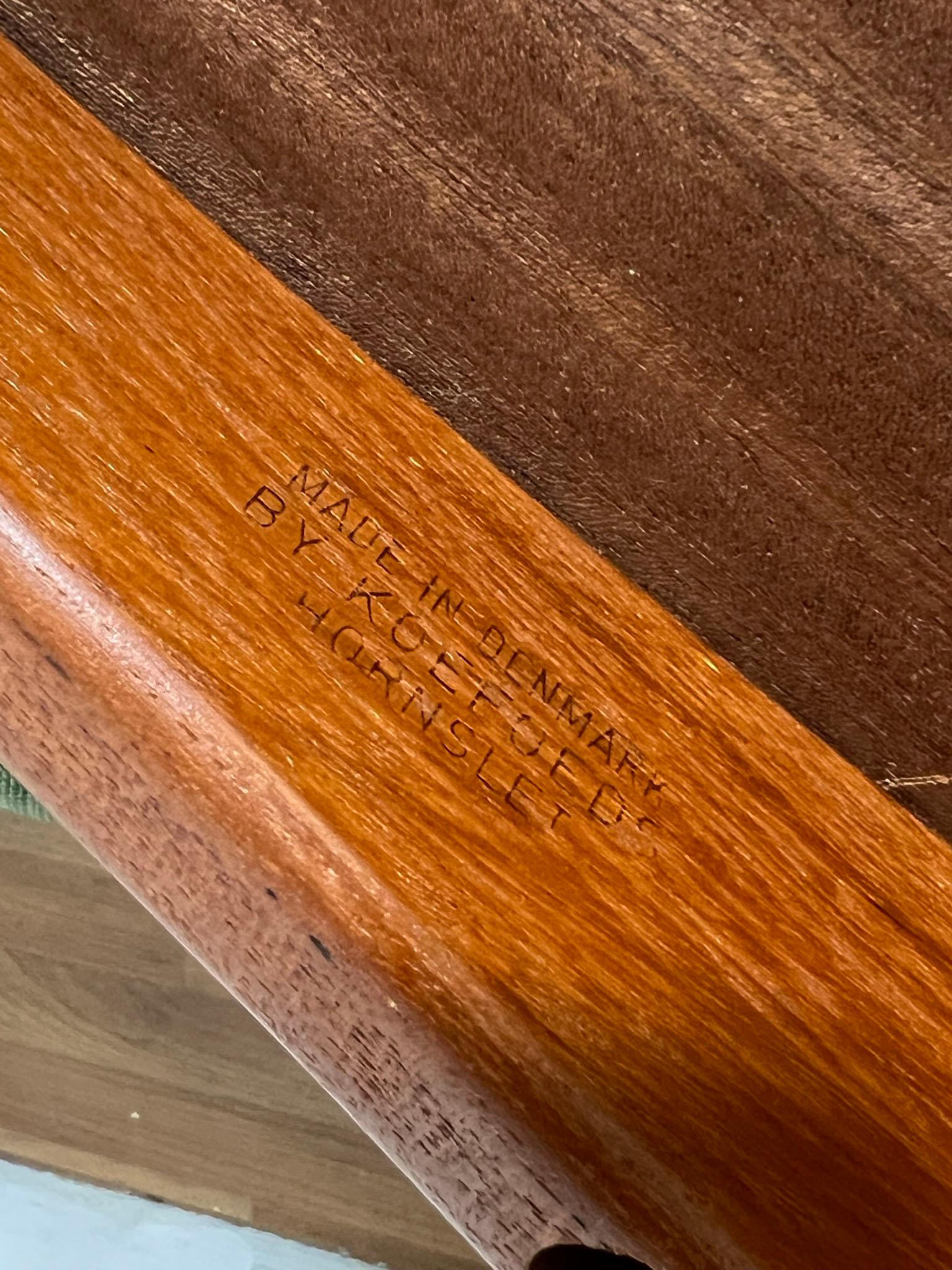 Set of Six Niels Kofoed Hornslet "Ingrid" Danish Teak High Back Dining ...