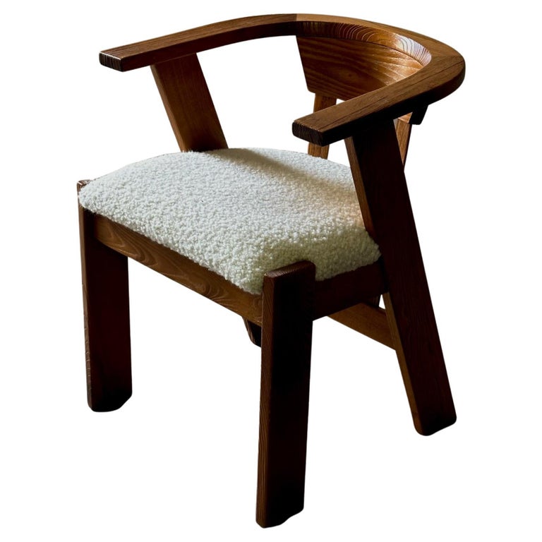 Set of Six Oak Dining Chairs by De Puydt For Sale at 1stDibs