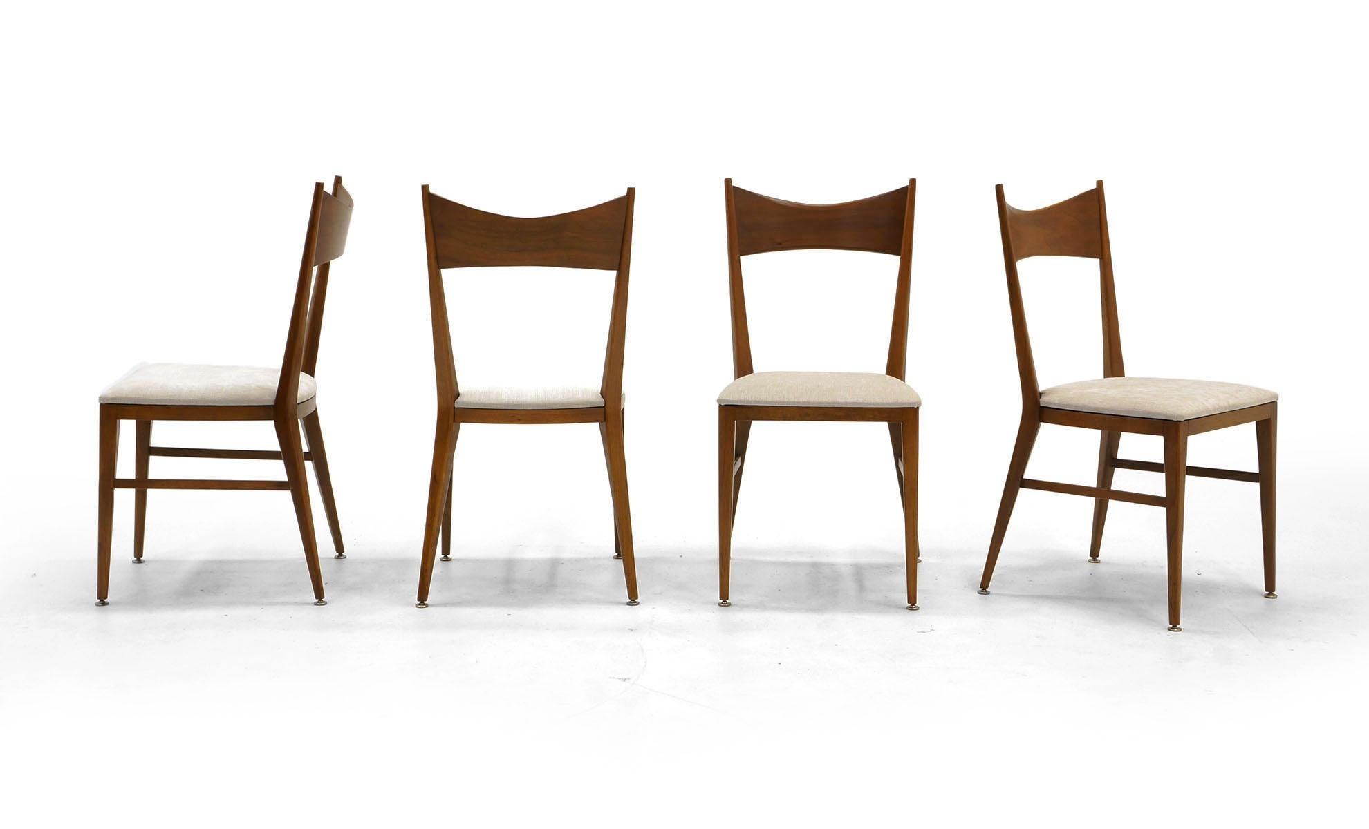 Set of Six Paul McCobb Dining Chairs, Two Arm, Four Side Chairs ...