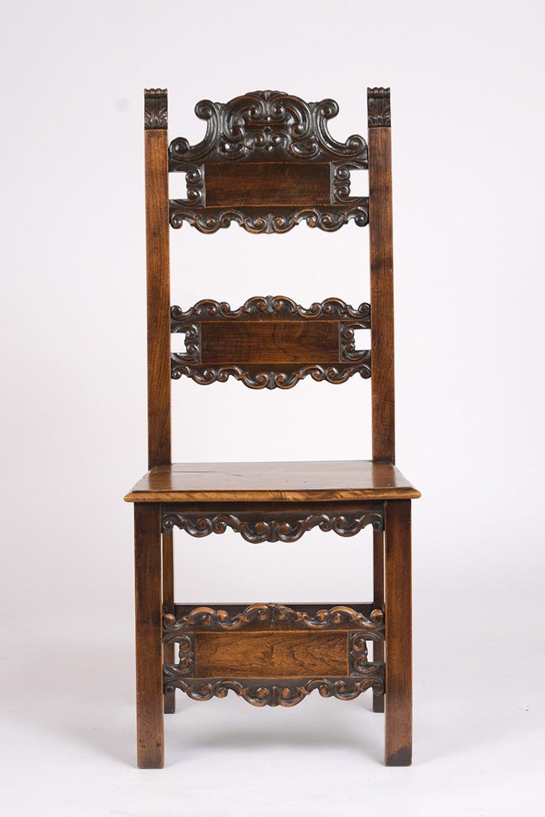 Set of Six Spanish Style Dining Chairs at 1stDibs