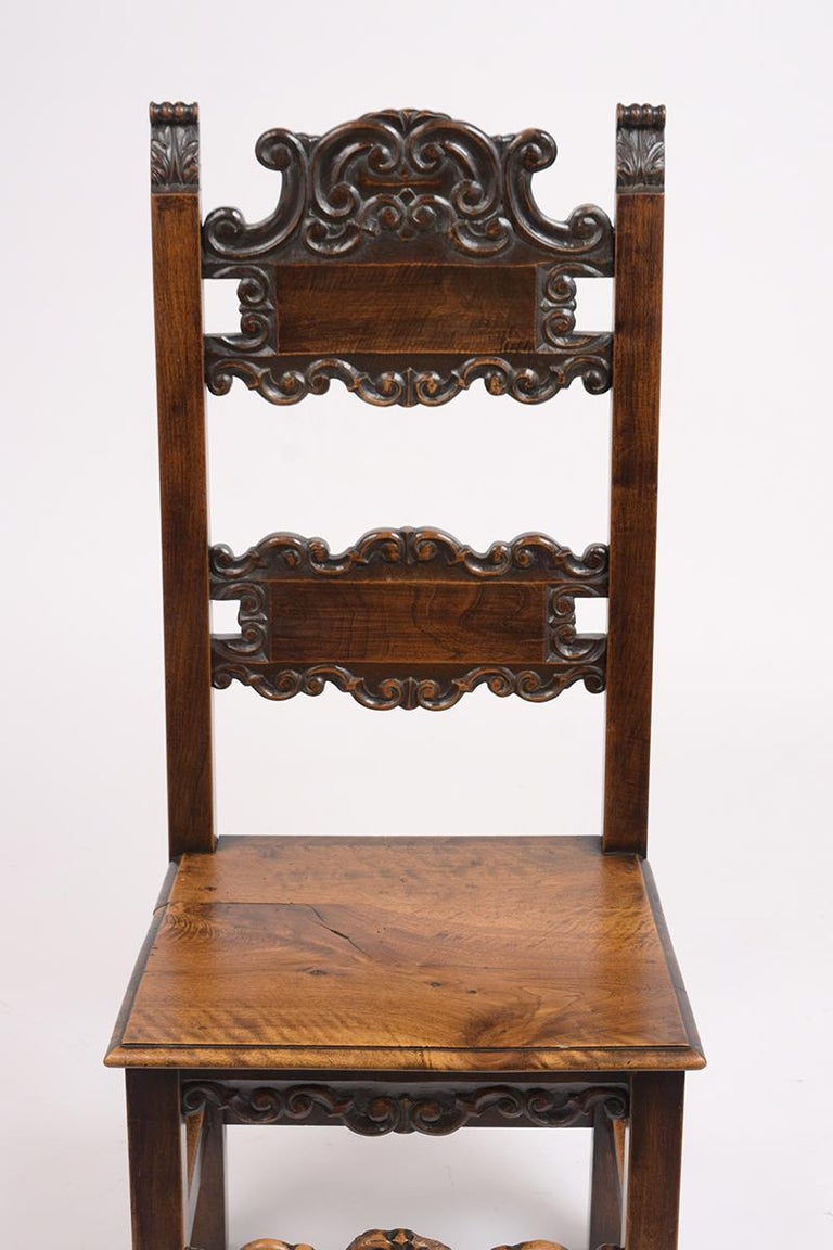 Set of Six Spanish Style Dining Chairs at 1stDibs