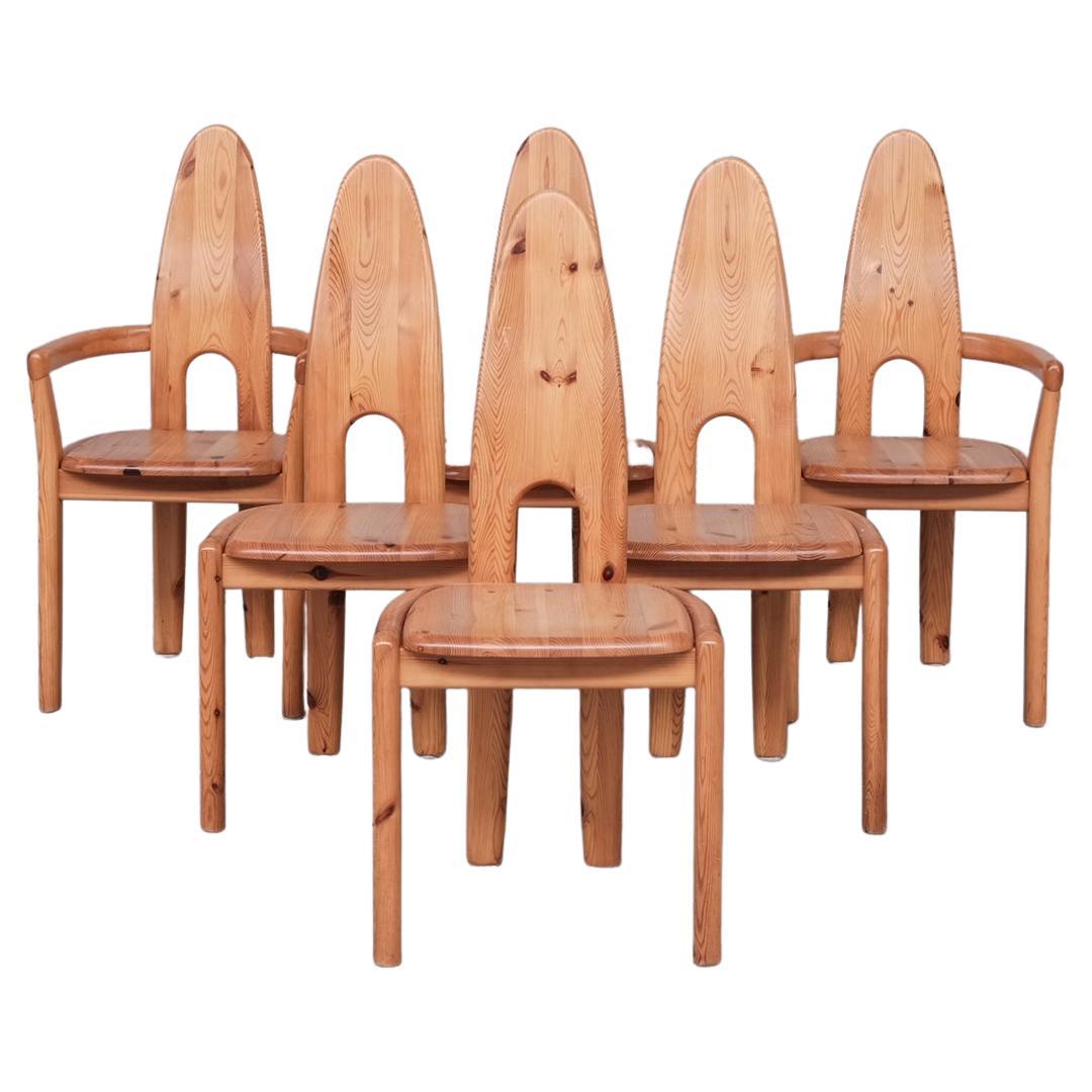 Set of Six Mid-Century Danish Dining Chairs For Sale at 1stDibs
