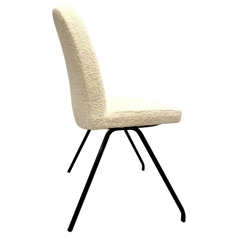 Set of Six "Tongue" Chairs, Joseph-André Motte for Steiner, France 1954 ...