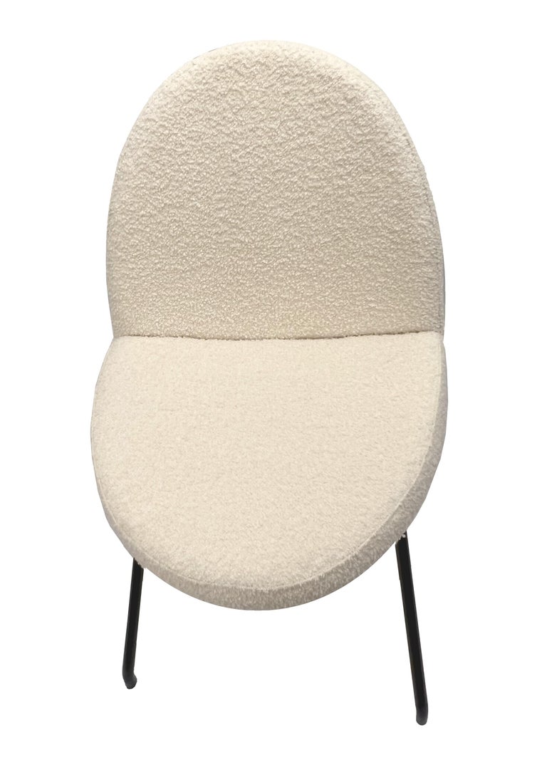Set of Six "Tongue" Chairs, Joseph-André Motte for Steiner, France 1954 ...