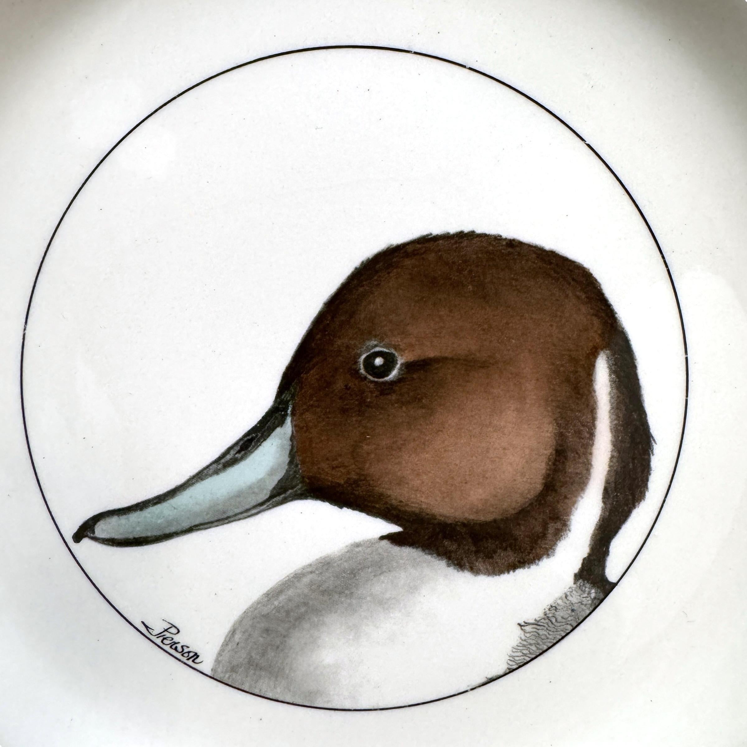 Set of Six Vintage American Duck Plates at 1stDibs
