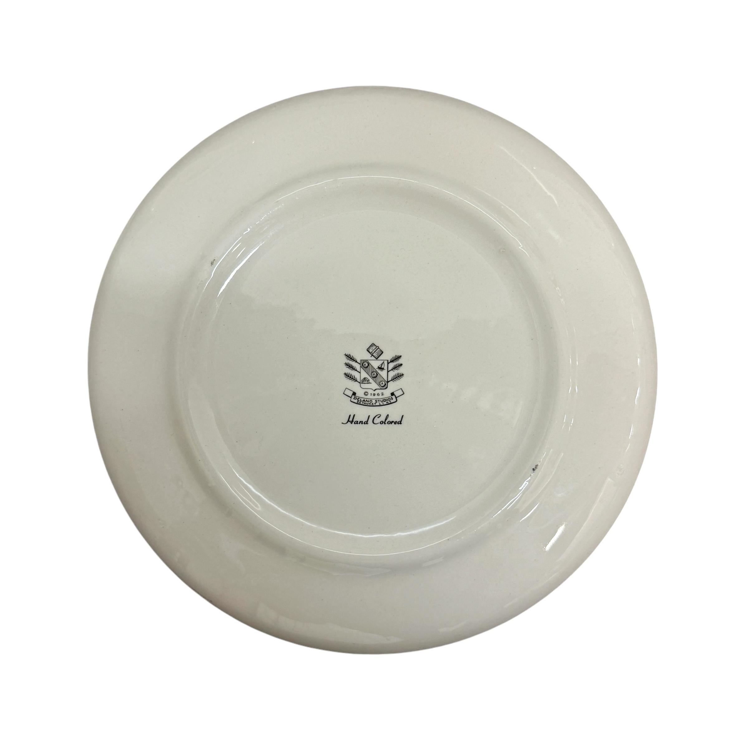 Set of Six Vintage American Duck Plates at 1stDibs