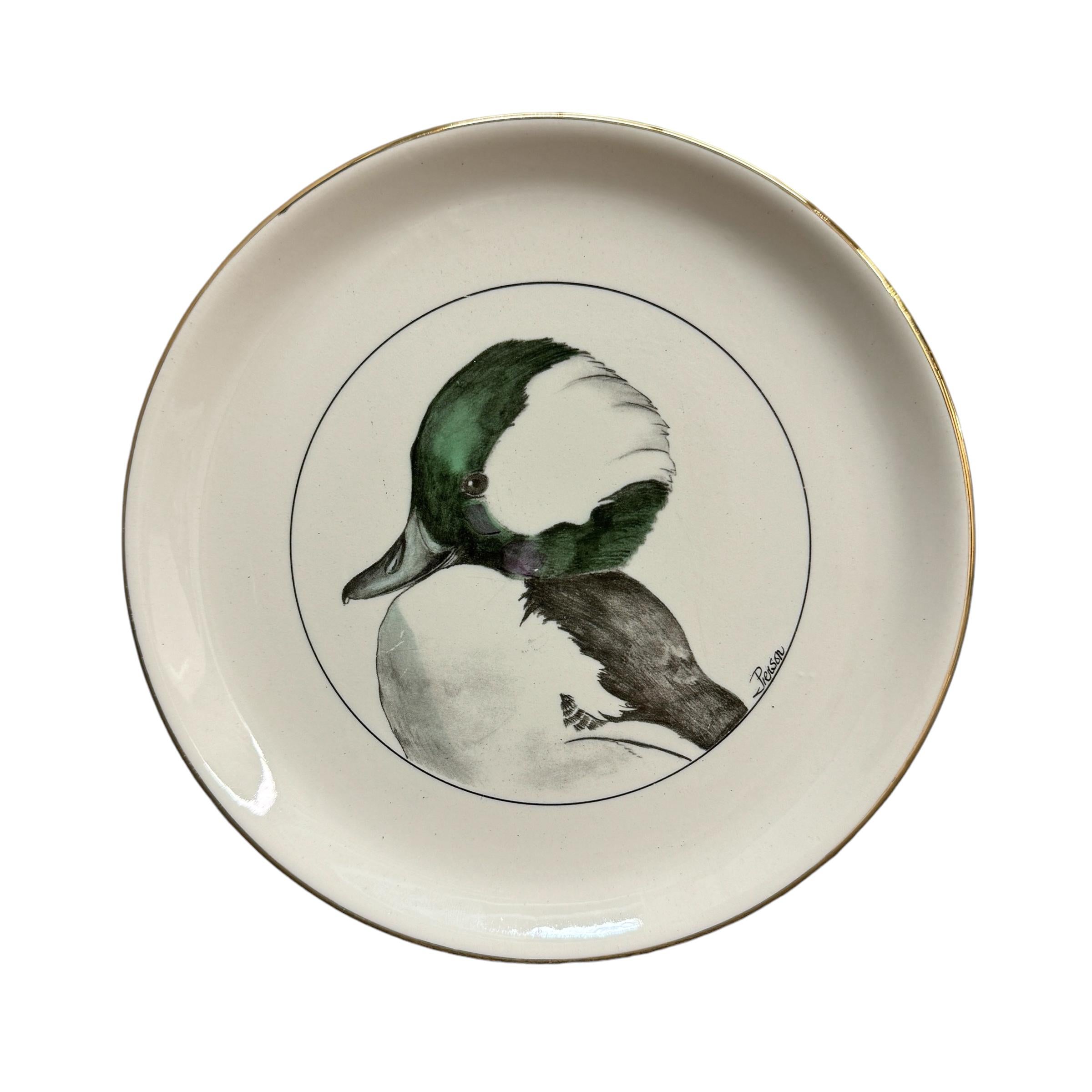 Set of Six Vintage American Duck Plates at 1stDibs