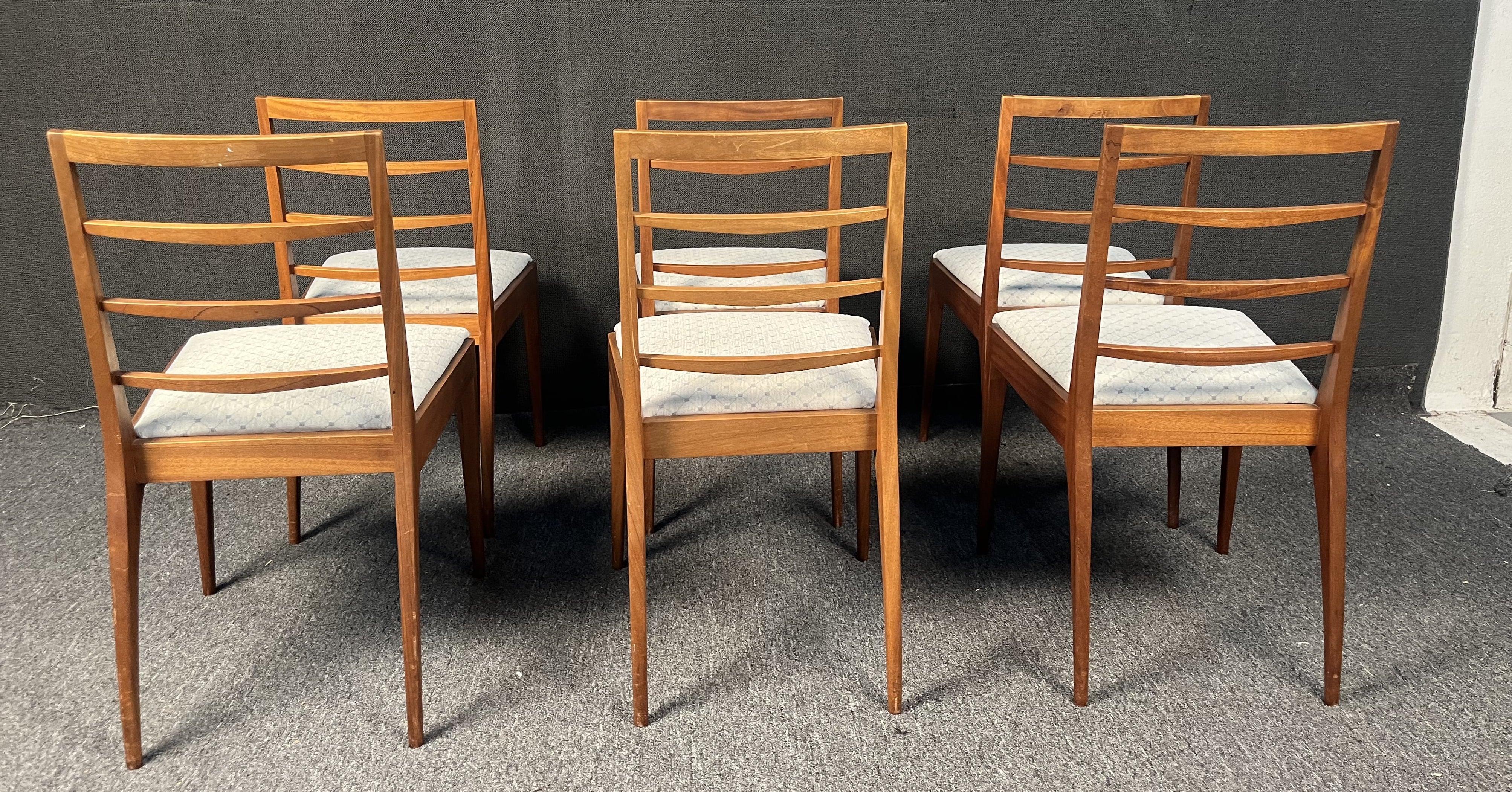 Set of Six Vintage Dining Chairs by McIntosh For Sale at 1stDibs