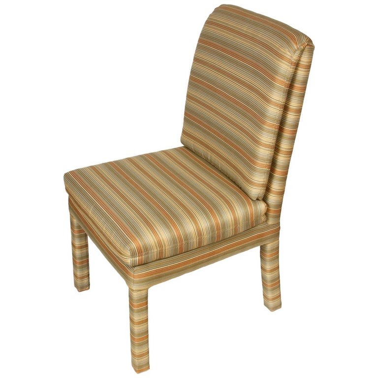 Set of Six Vintage Parsons Chairs, circa 1970 For Sale at 1stDibs