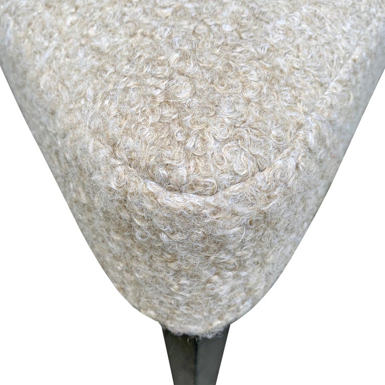 Set of Six Vintage Triangle Stools at 1stDibs