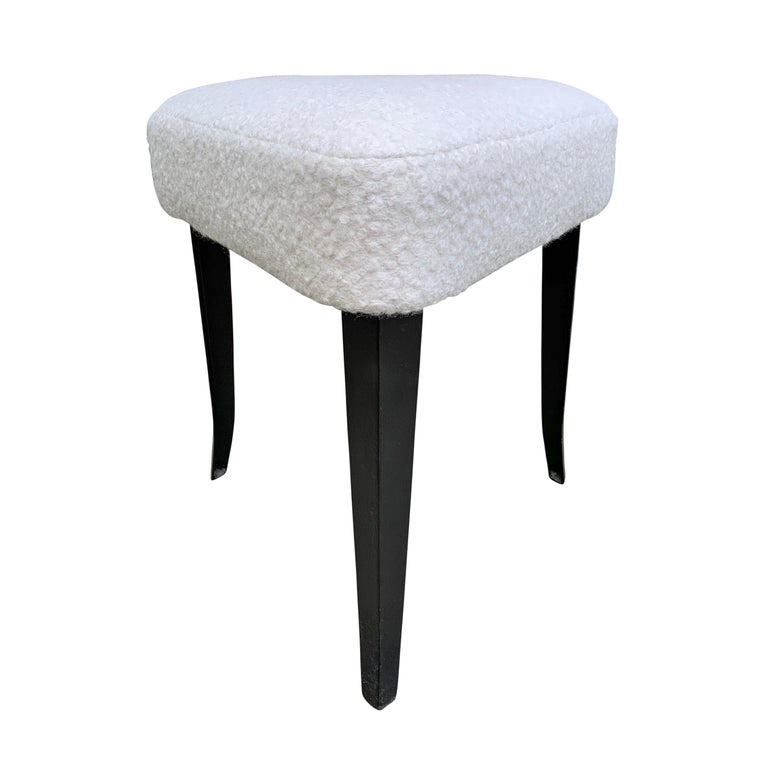 Set of Six Vintage Triangle Stools at 1stDibs
