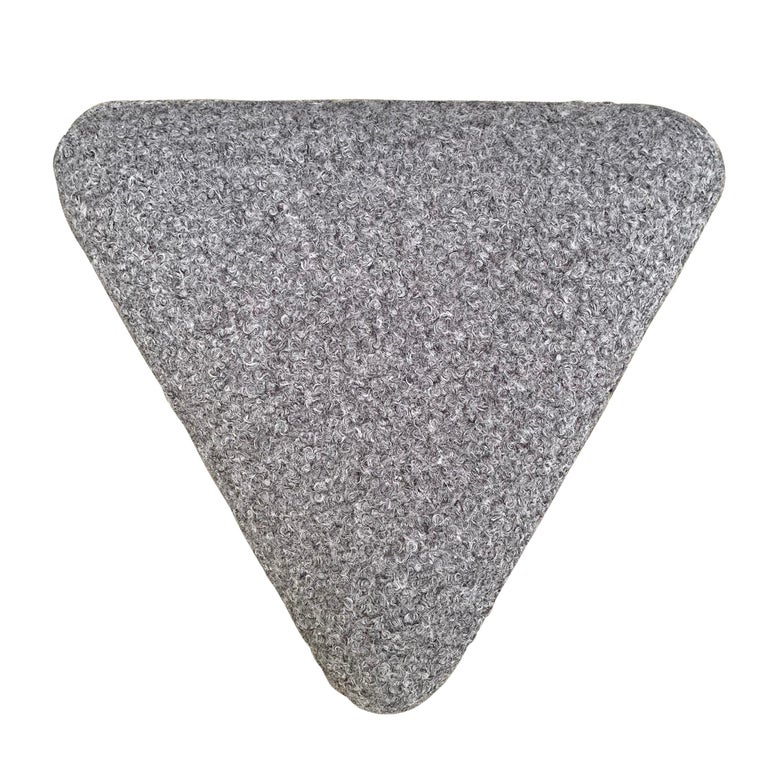 Set of Six Vintage Triangle Stools at 1stDibs