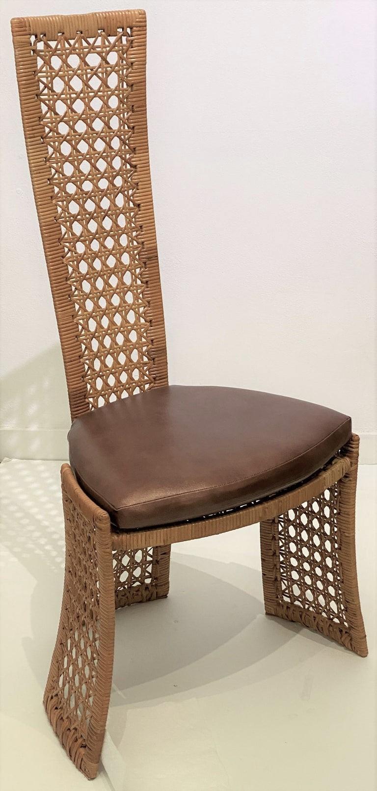 Set of Six Wicked Chairs by Danny Ho Fong at 1stDibs