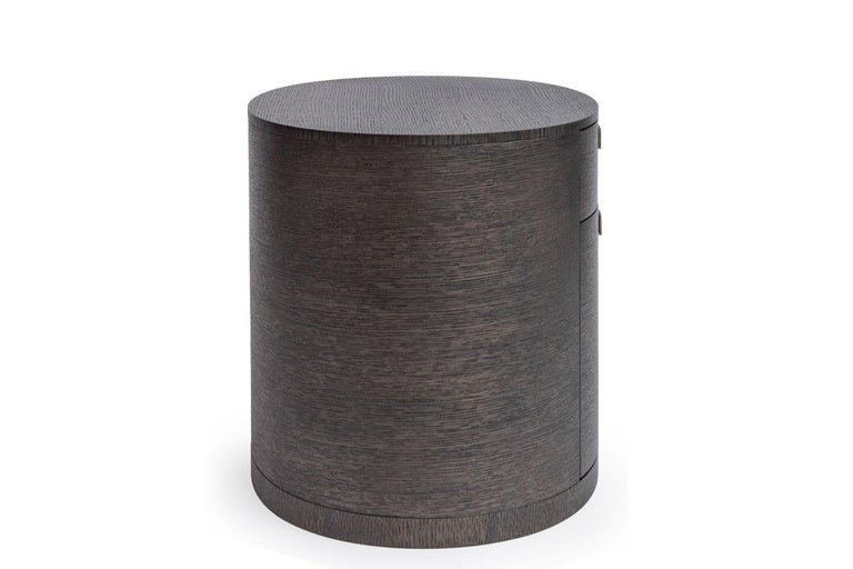 Modern Pair of Bedside Tables in Grey Oak Wood by Antonio Citterio ...