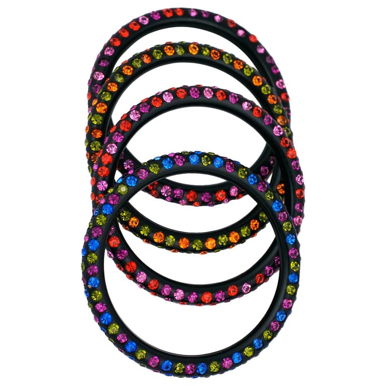 Set of Sparkle Bracelets For Sale at 1stDibs