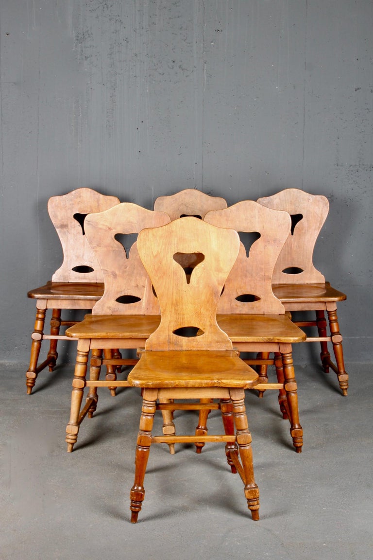 Set of Swiss Alp, folk art Escabelle For Sale at 1stDibs