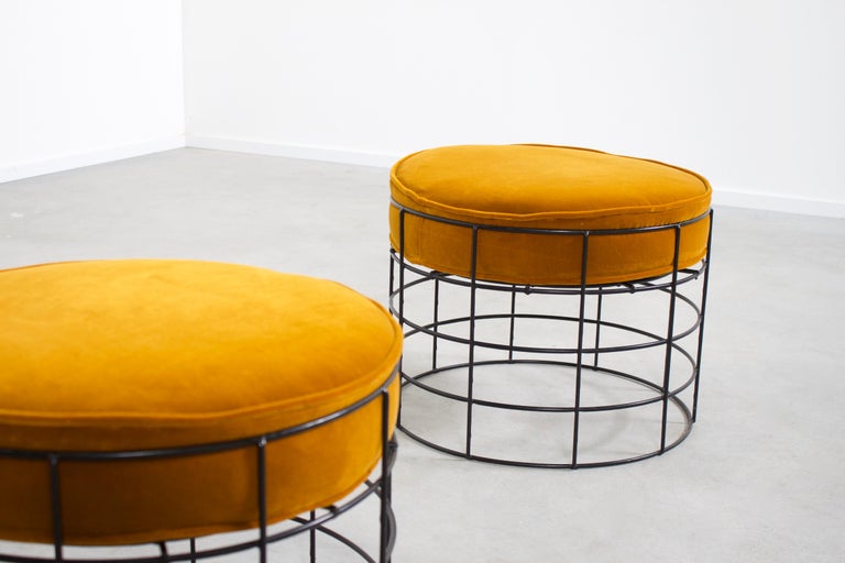 Set of T1 Wire Stools by Verner Panton, 1959 at 1stDibs