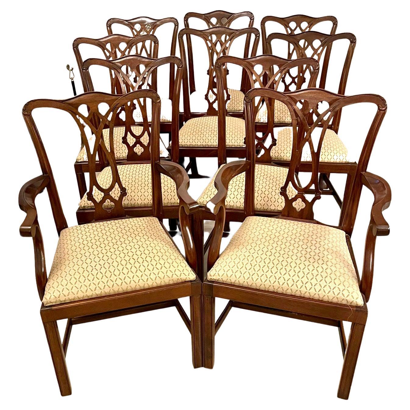Set of Ten Modernist Dining Chairs at 1stDibs