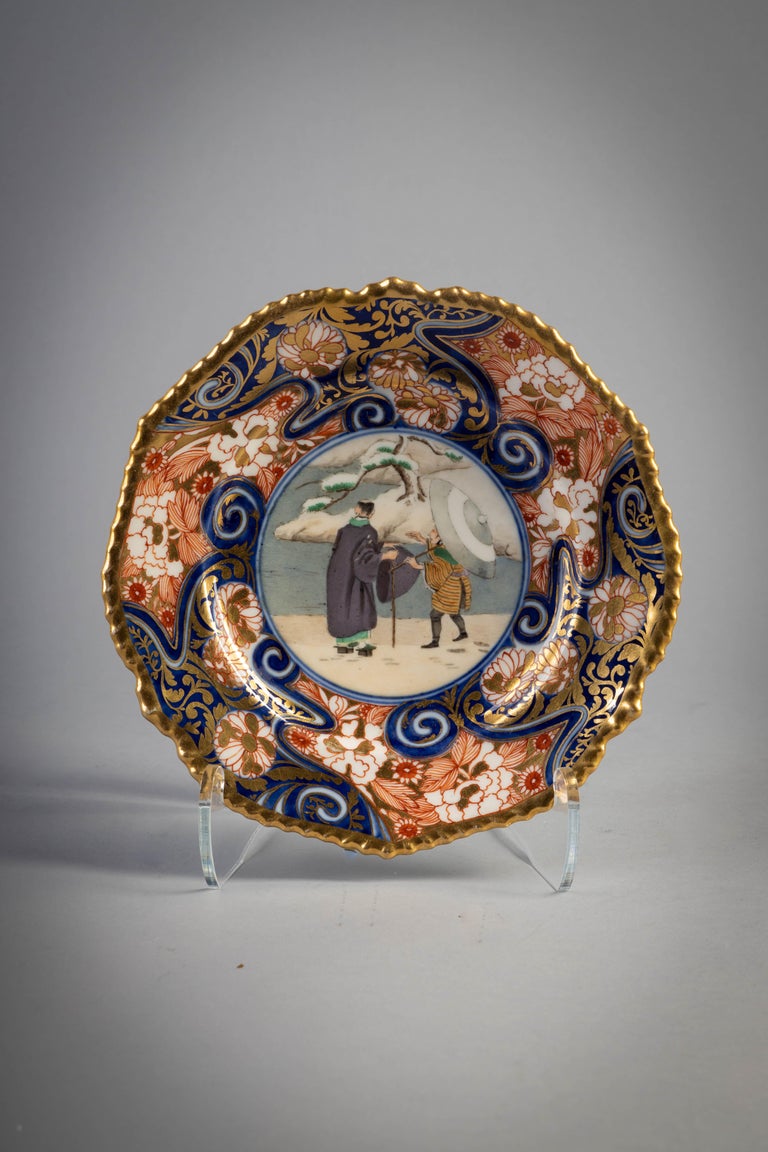 Set of Ten Bohemian Porcelain Dessert Plates at 1stDibs