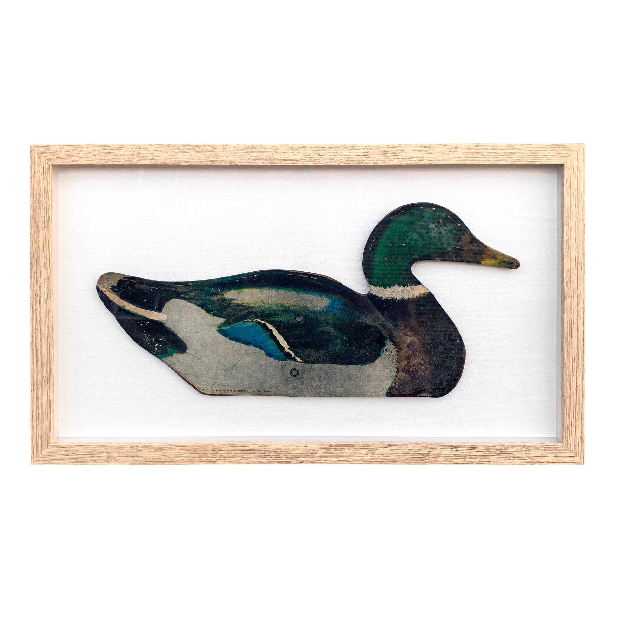 Set of Ten Framed Duck Decoys at 1stDibs
