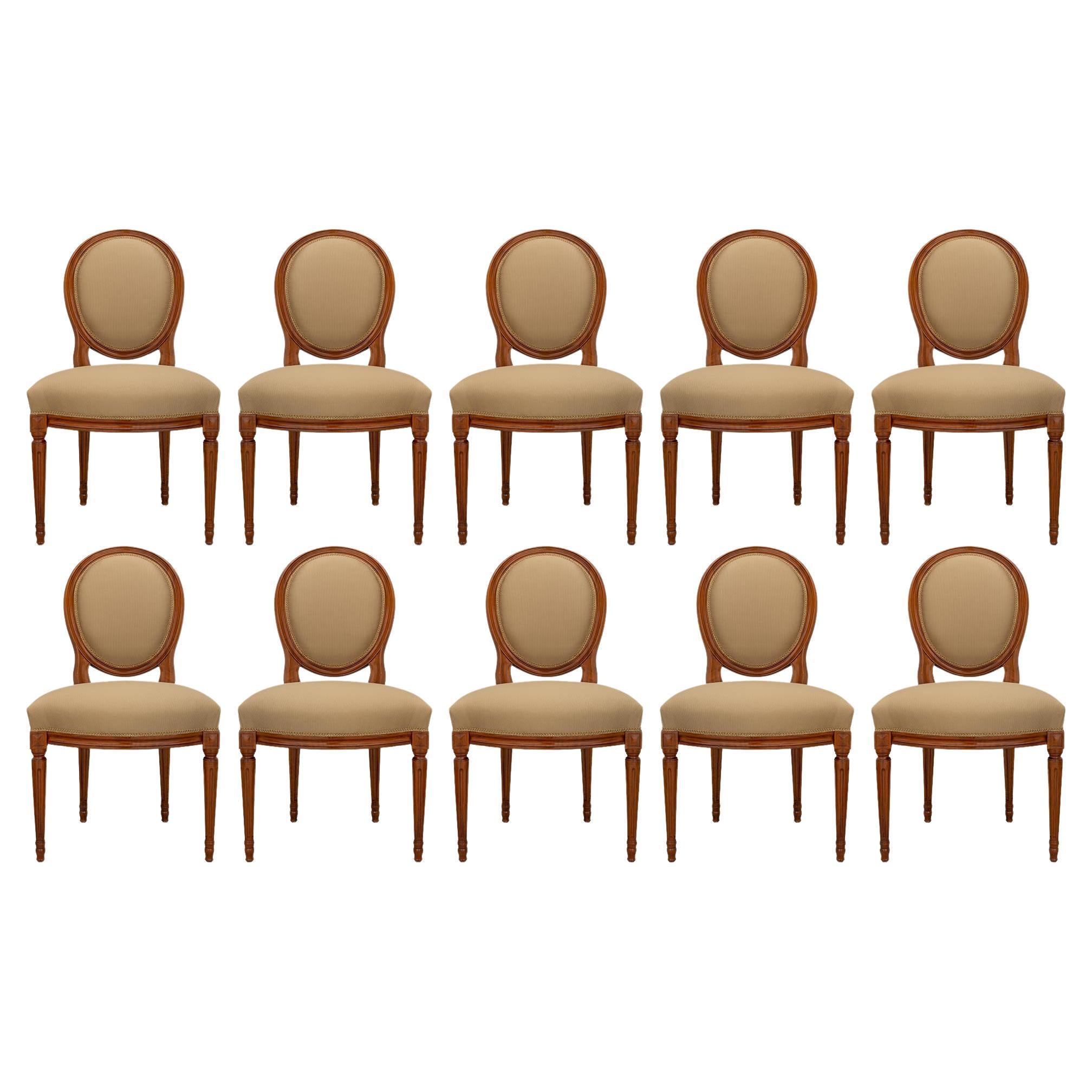 Set Of Ten Louis XVI Style Chairs at 1stDibs